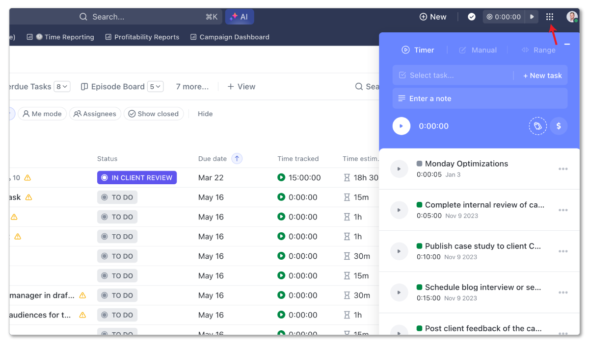 ClickUp Time Tracking Best Practices